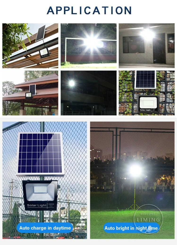 Waterproof solar pir motion sensor 10W led flood light - Niceaye New Energy
